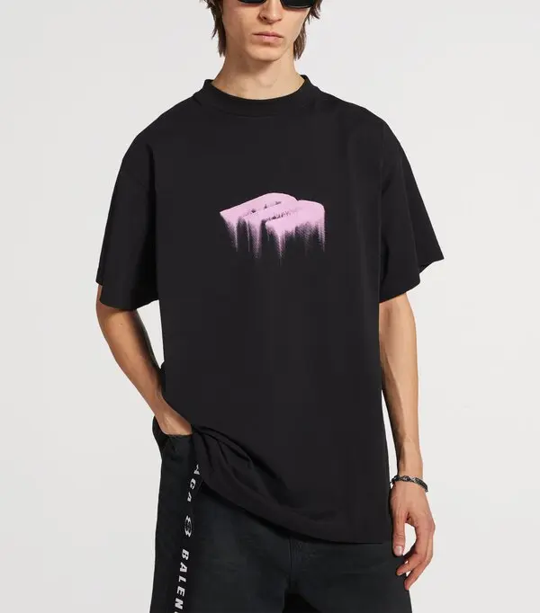 Balenciaga Wet Brush Oversized T-shirt - Black