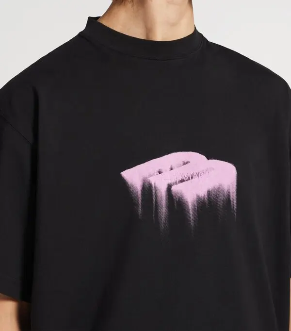 Balenciaga Wet Brush Oversized T-shirt - Black