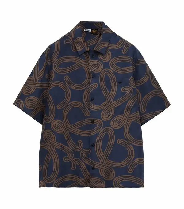 Loewe X Paula's Ibiza Silk Anagram Shirt