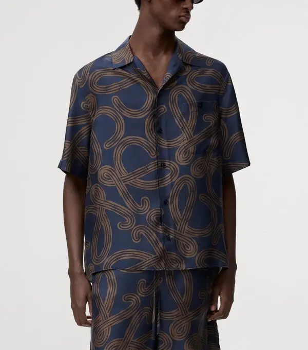 Loewe X Paula's Ibiza Silk Anagram Shirt
