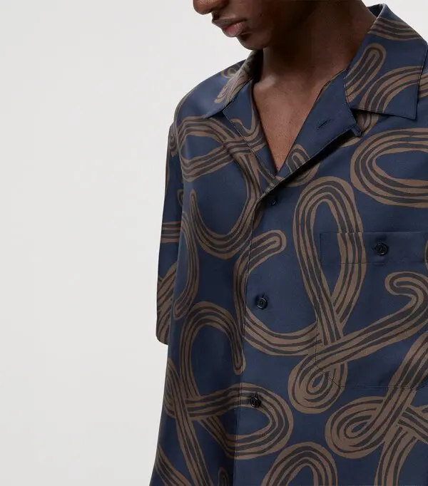 Loewe X Paula's Ibiza Silk Anagram Shirt