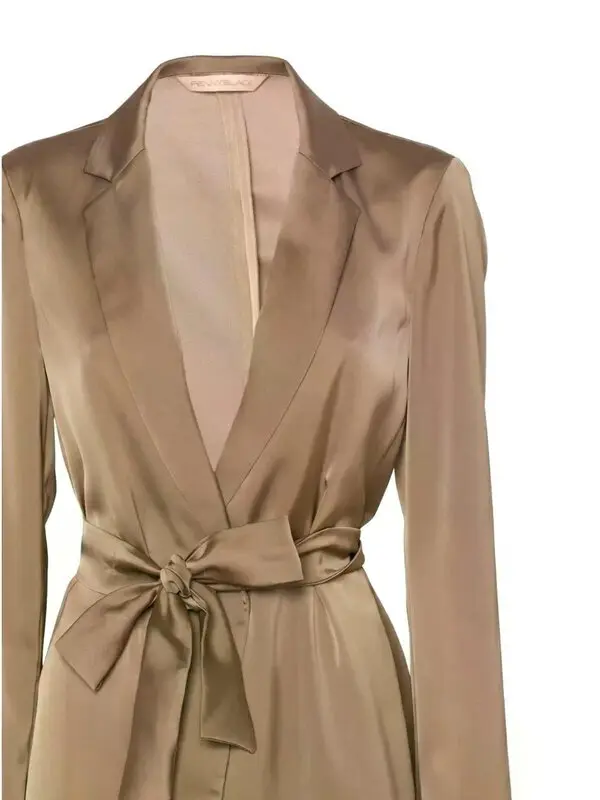 PENNYBLACK Belted Satin-finish Jacket