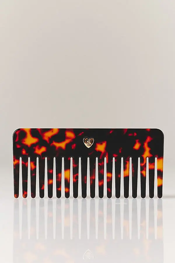 Anthropologie Silkie Everyday Comb Acetate Detangler - Caviar