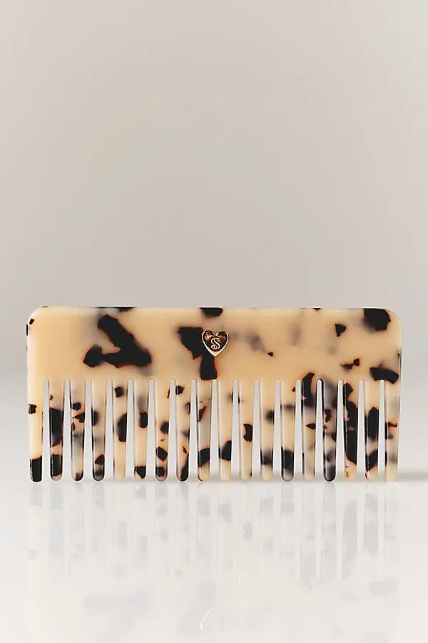 Anthropologie Silkie Everyday Comb Acetate Detangler - Tortoiseshell