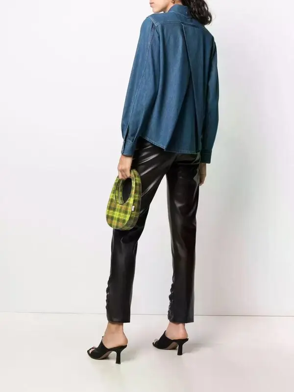 DIESEL® Long-sleeve Denim Shirt With Draped Detailing
