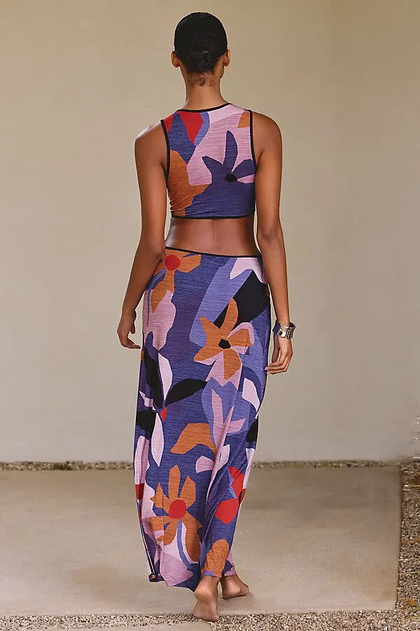 CELANDINE Cutout Maxi Dress