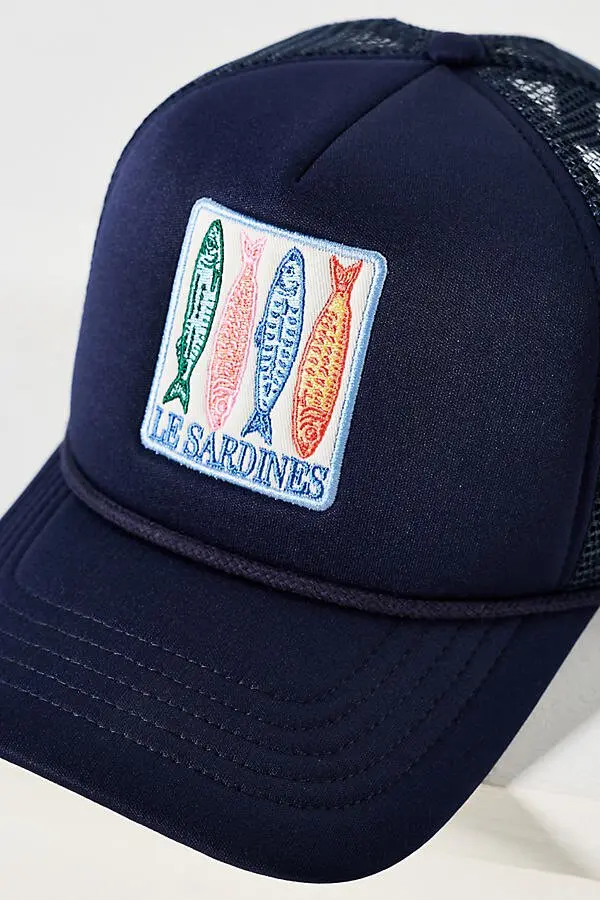 CONEY ISLAND PICNIC Sardines Trucker Hat - Navy