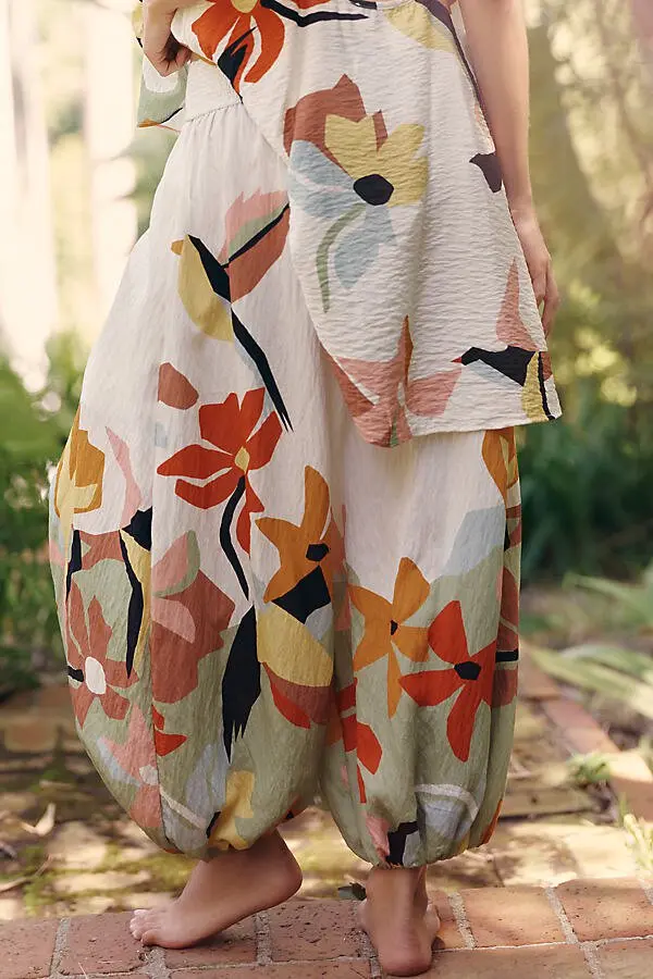 CELANDINE Flowy Balloon Pants