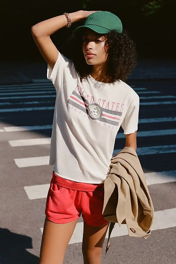 DAILY PRACTICE Cotton Athletic Shorts - Red