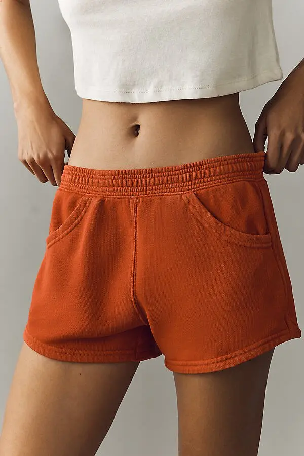 DAILY PRACTICE Cotton Athletic Shorts - Red
