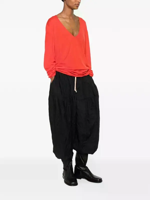 Rick Owens Extreme V-neck Sweater - Orange