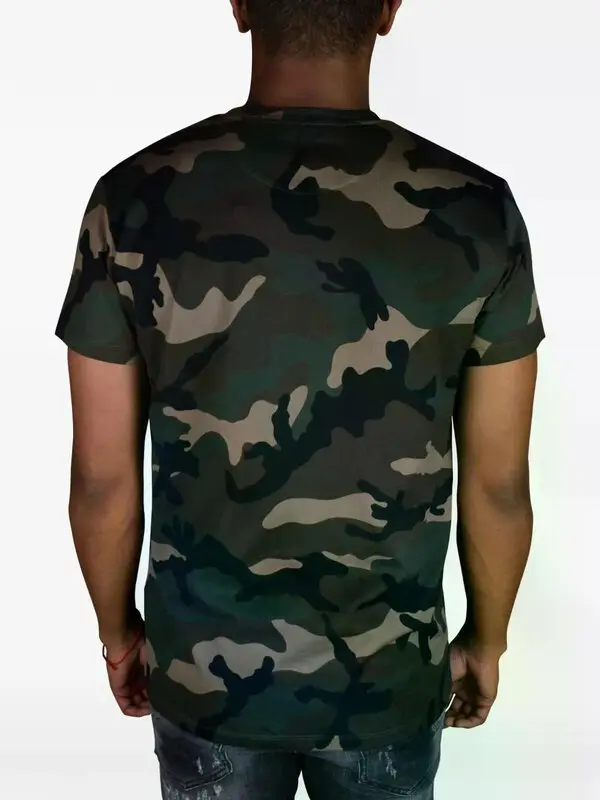 Valentino Garavani Multi Logo Camouflage T-shirt