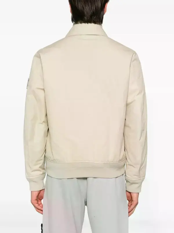 Stone Island Beige Cotton Padded Jacket