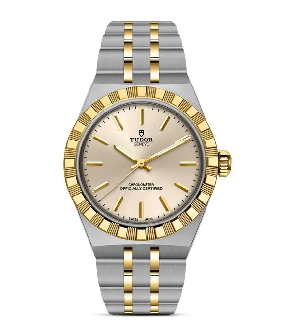 TUDOR Royal Stainless Steel And Yellow Gold Watch - Ivory