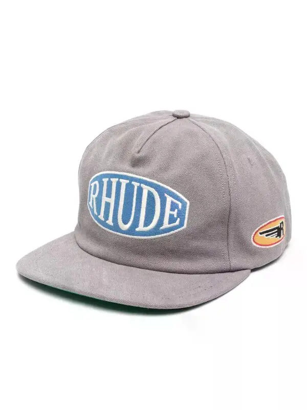 Rhude Off-roading Logo Embroidered Cap - Grey