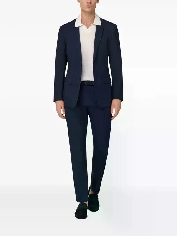 Boggi Milano Pinstripe Flap Pocket Suit