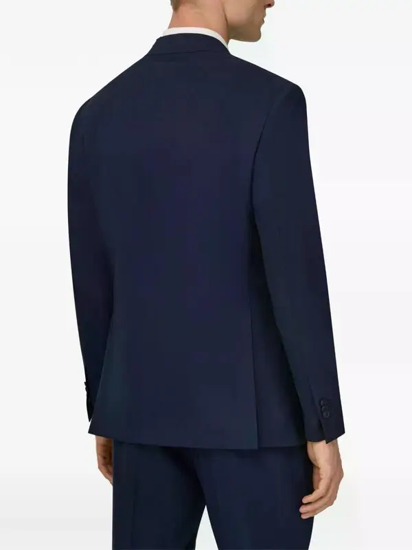 Boggi Milano Pinstripe Flap Pocket Suit
