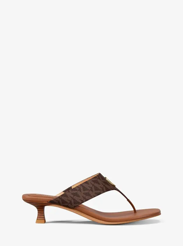Michael Kors Anneka Logo Thong Sandal