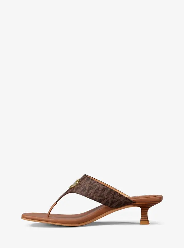 Michael Kors Anneka Logo Thong Sandal