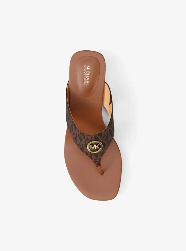 Michael Kors Anneka Logo Thong Sandal