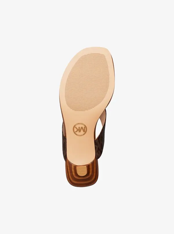Michael Kors Anneka Logo Thong Sandal