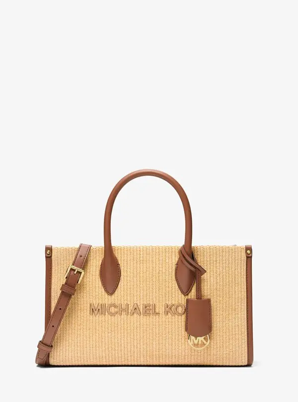 Michael Kors Mirella Medium Woven Satchel