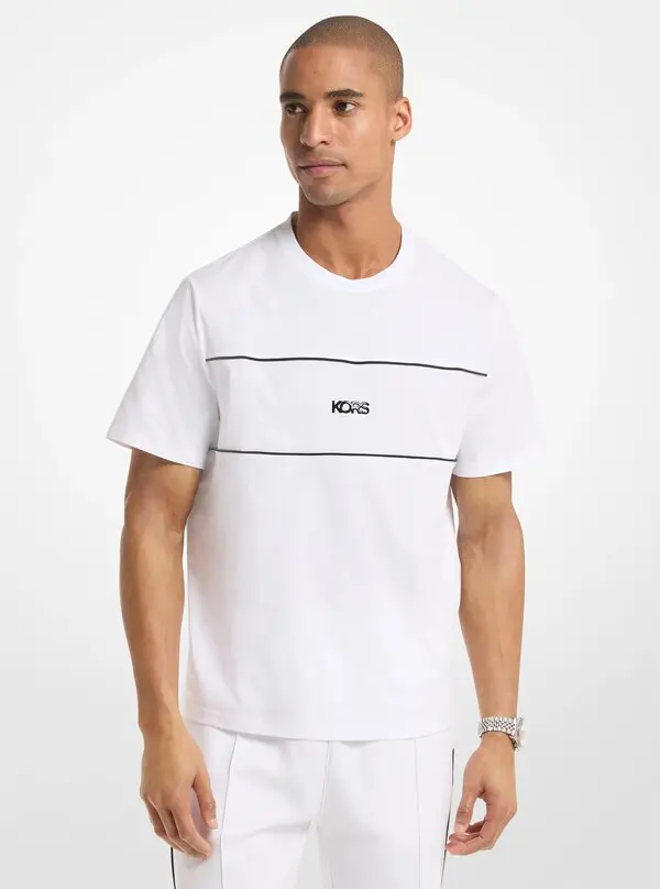 Michael Kors Logo Cotton Jersey T-shirt - White