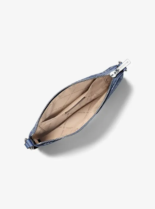 Michael Kors Jet Set Travel Small Logo Jacquard Wristlet