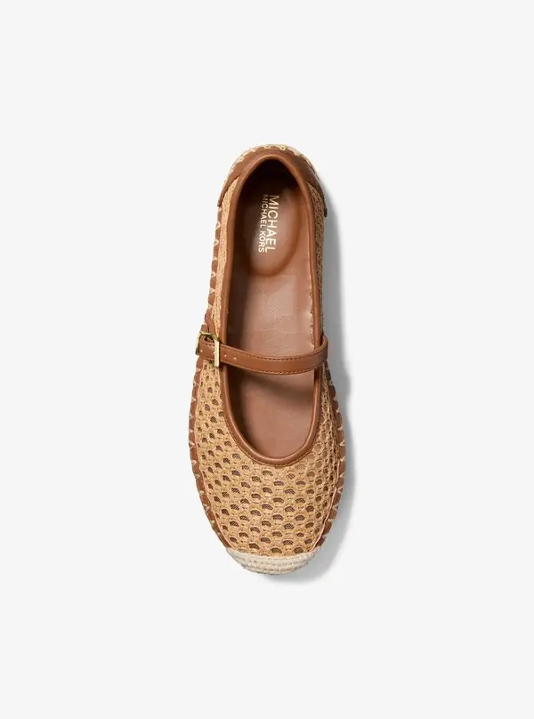 Michael Kors Belina Signature Logo Platform Espadrille - Brown