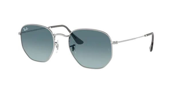 Ray-ban Hexagonal Flat Lenses Sunglasses - Blue Gradient Grey