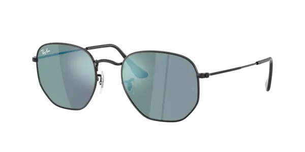 Ray-ban Hexagonal Flat Lens Sunglasses - Blue Mirror