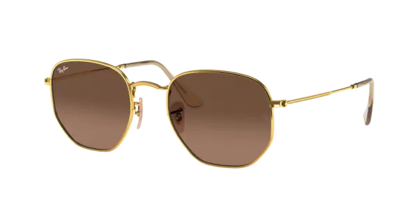 Ray-ban Sunglass Hexagonal Flat Lenses - Solid Color