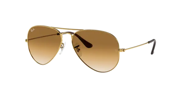 Ray-ban Aviator Gradient Sunglasses - Clear Gradient Brown