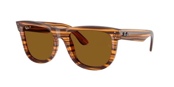 Ray-ban Wayfarer Reverse Sunglasses - Polarized Dark Brown