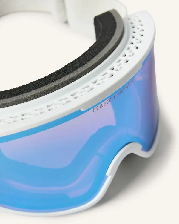 Perfect Moment Goggles With Distortion-free Lenses - Navy-white-red