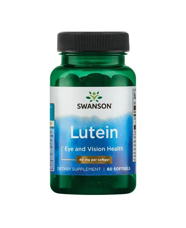 SWANSON Lutein Eye Vision Retina Macula Health Supplement 40 Mg 60 Softgels Sgels - No Color