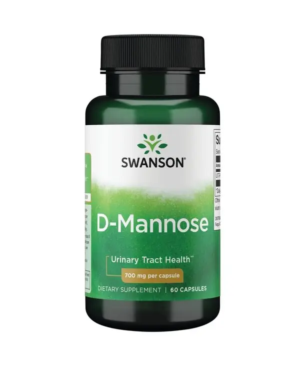 SWANSON Dmannose 700 Milligrams 60 Capsules - No Color
