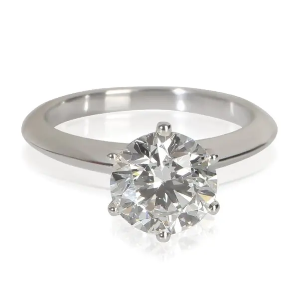 Tiffany & Co. 2.01 Carat Round Brilliant Diamond Solitaire Engagement Ring - Platinum