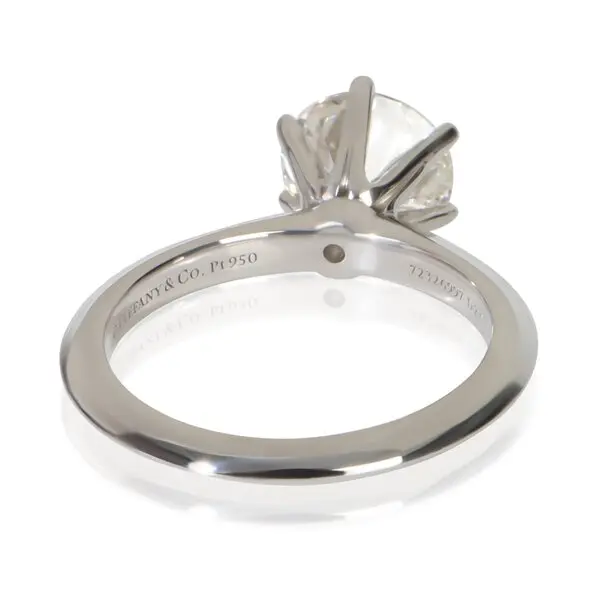 Tiffany & Co. 2.01 Carat Round Brilliant Diamond Solitaire Engagement Ring