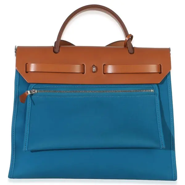 Hermès Herbag Zip 31 Pm Bag - Blue