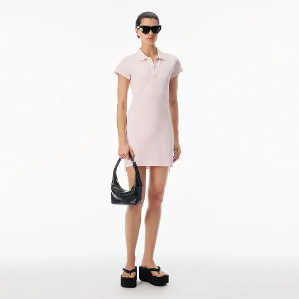 Alexander Wang Crystal Embellished Polo Dress