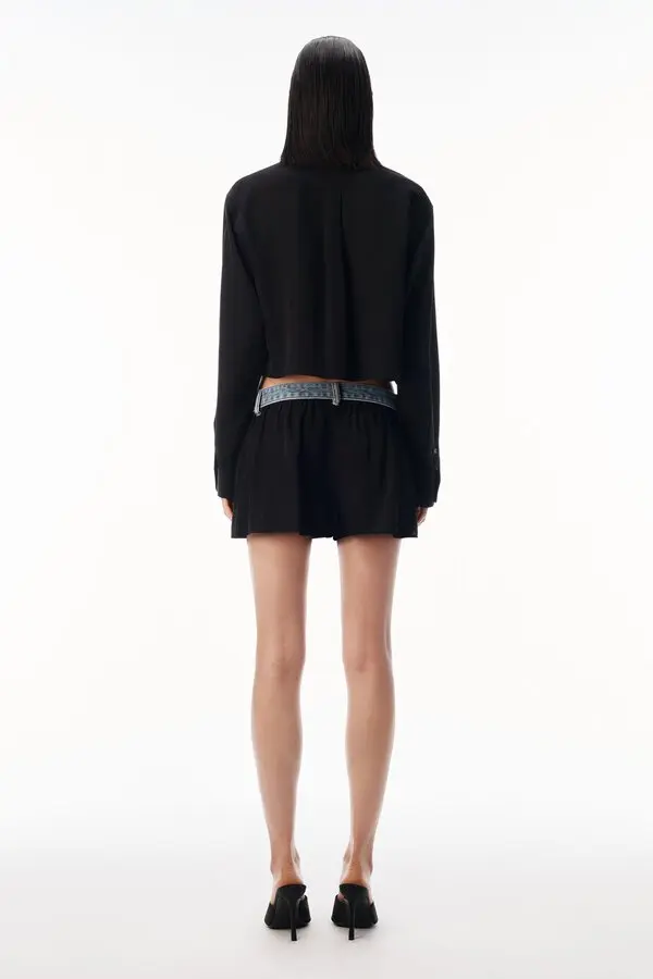Alexander Wang Cropped Button-down Shirt