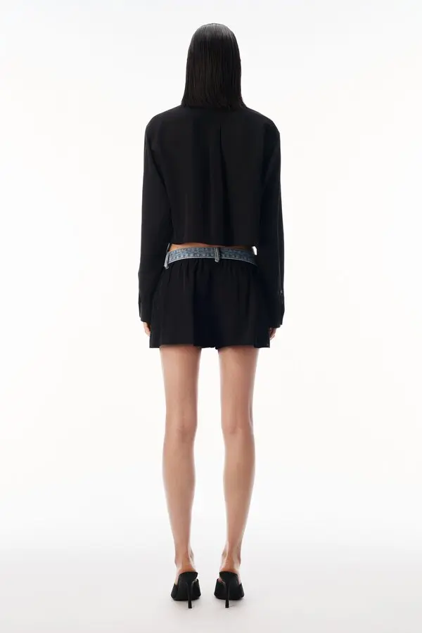 Alexander Wang Cropped Button-down Shirt