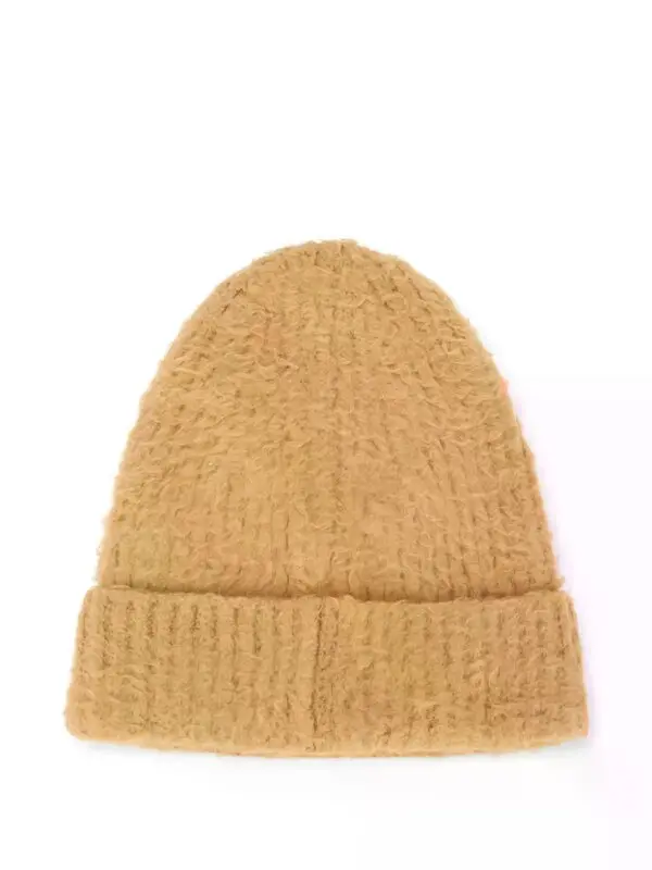 ROBERTO COLLINA Ribbed Knit Beanie Hat