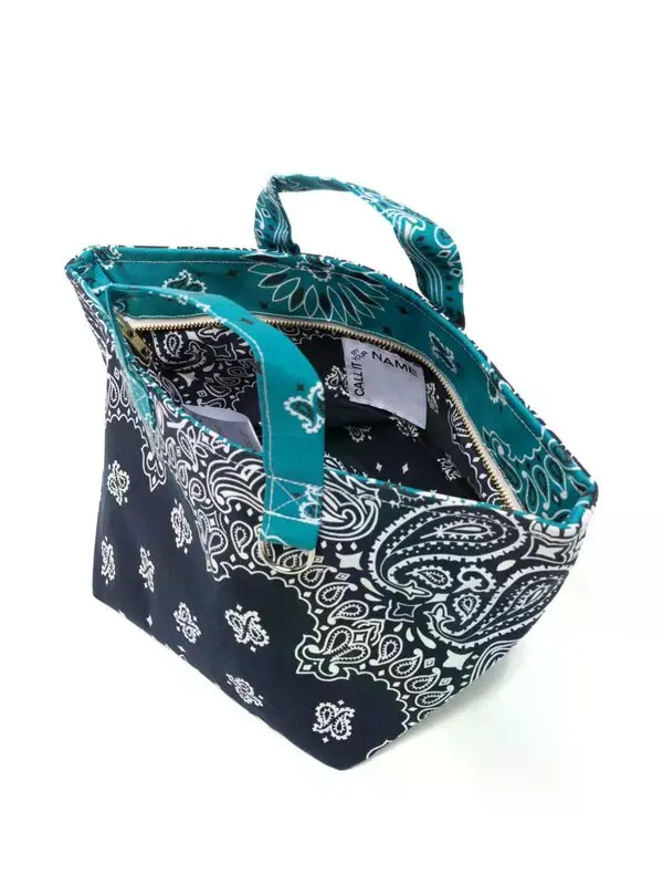 CALL IT BY YOUR NAME Patchwork Bandana Tote Bag