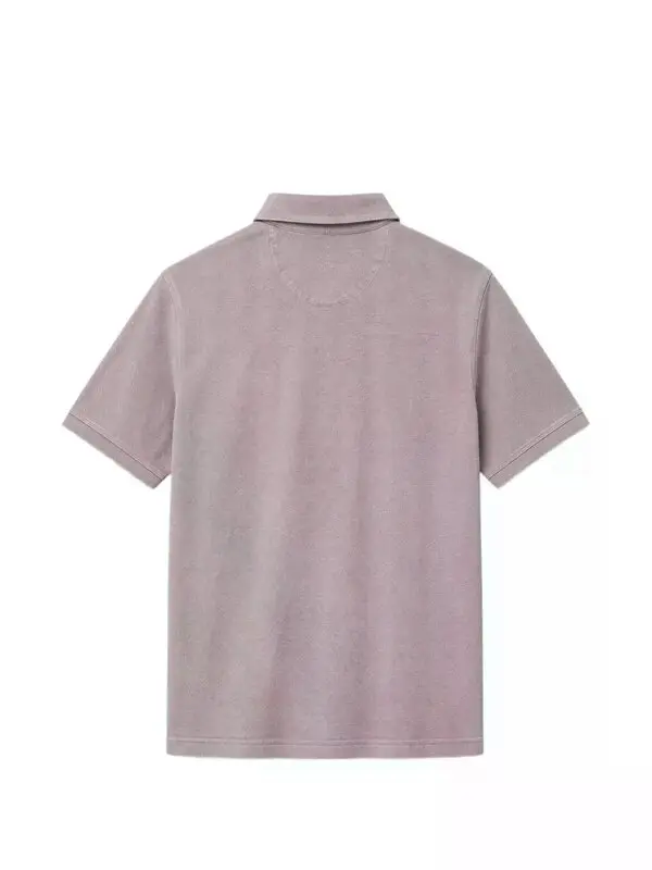 Fedeli Short-sleeve Polo Shirt - Grey