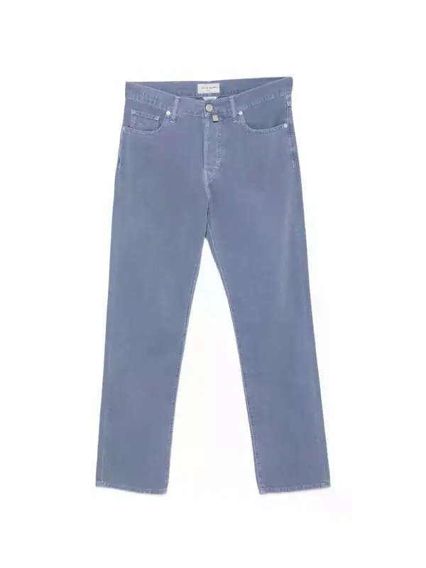 Jacob Cohen Straight-leg Logo-patch Trousers