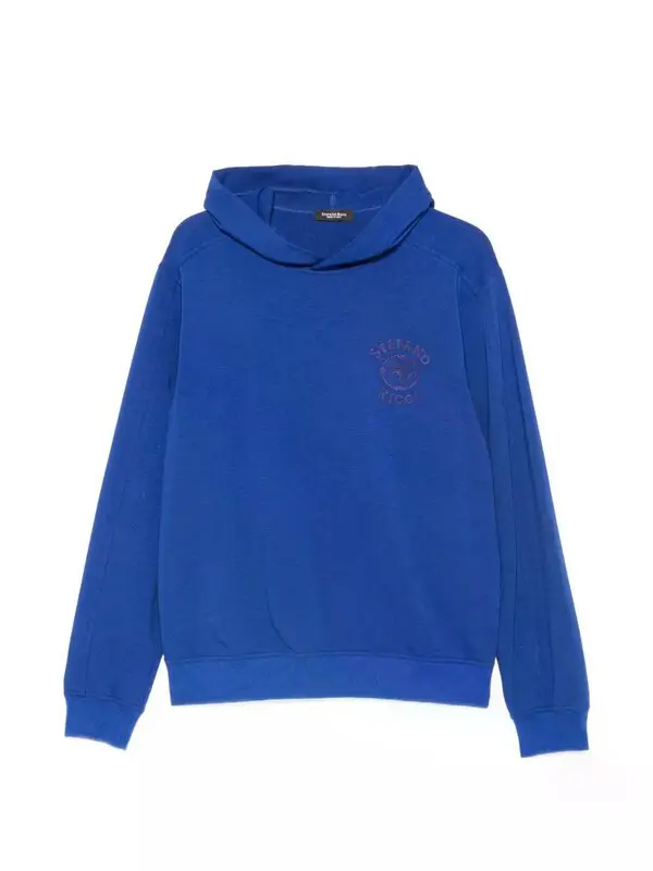 Stefano Ricci Embroidered Logo Hoodie