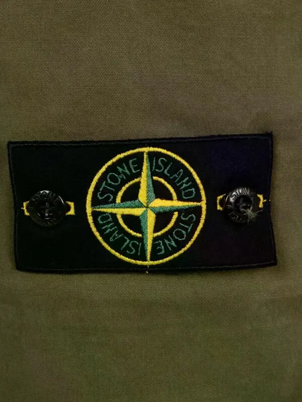 Stone Island Logo Patch Cargo Pants