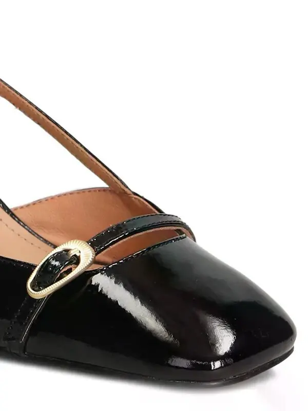 BIBI LOU Patent Finish Slingback Pumps